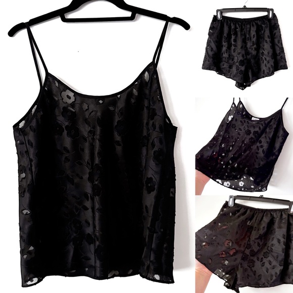 Intimates & Sleepwear | Silky Semi Sheer Sleep Set | Poshmark
